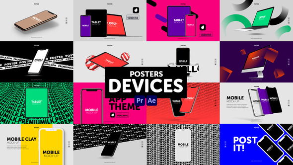 Posters Devices, Premiere Pro Templates | VideoHive