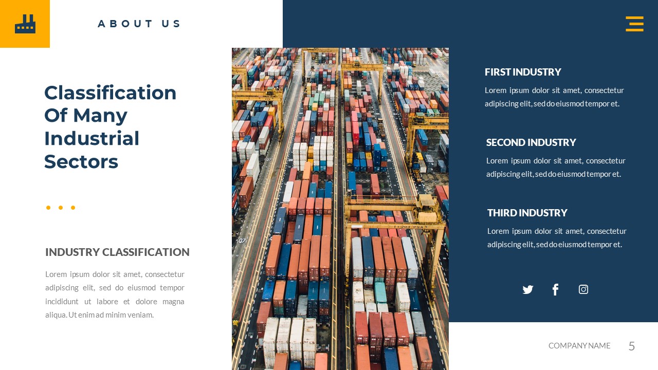 INDUSTRIAL - Factory Business Presentation Powerpoints Template ...