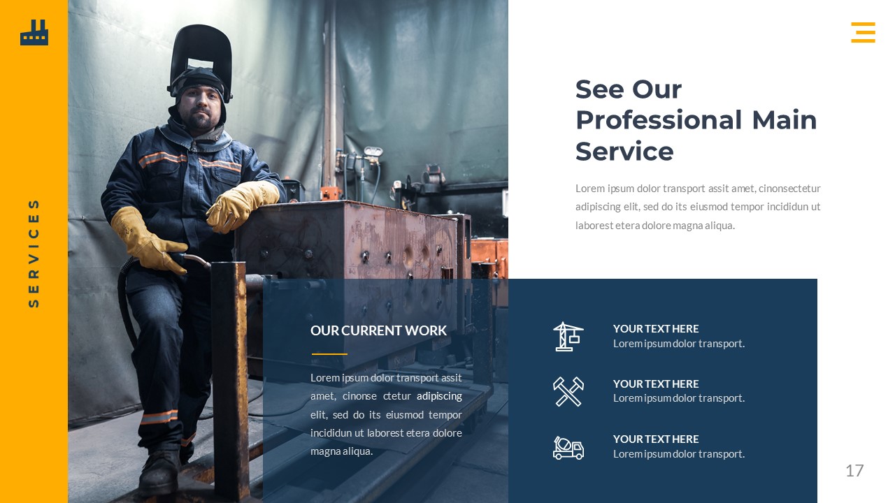 INDUSTRIAL - Factory Business Presentation Google Slides Template ...