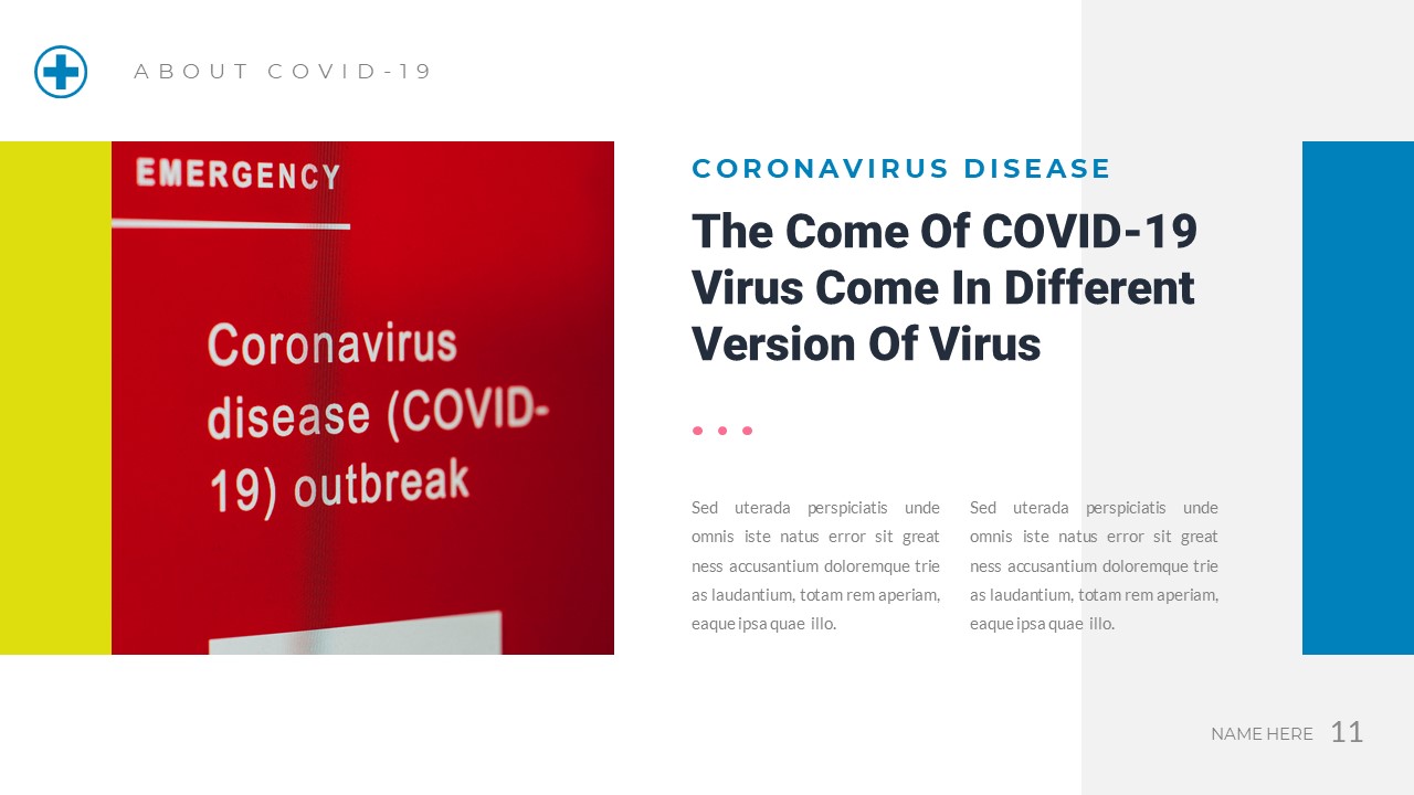 COVID - Clean Presentation Google Slides Template, Presentation Templates