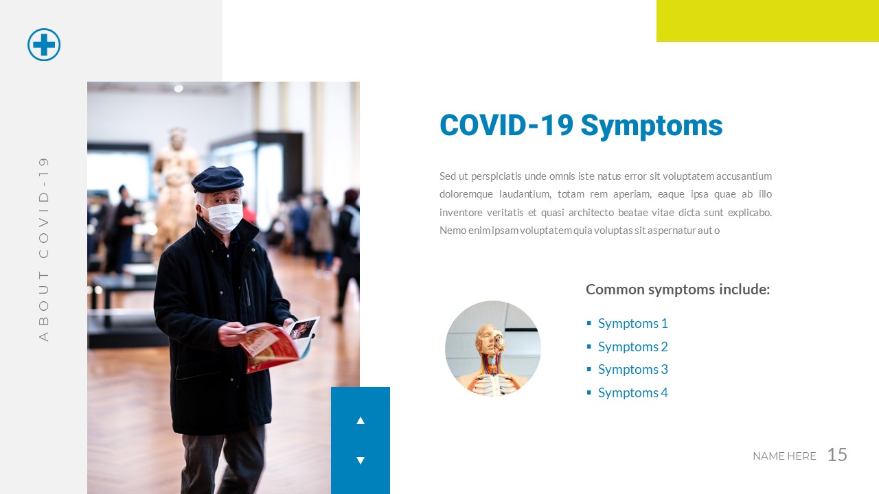COVID - Clean Presentation Google Slides Template, Presentation Templates