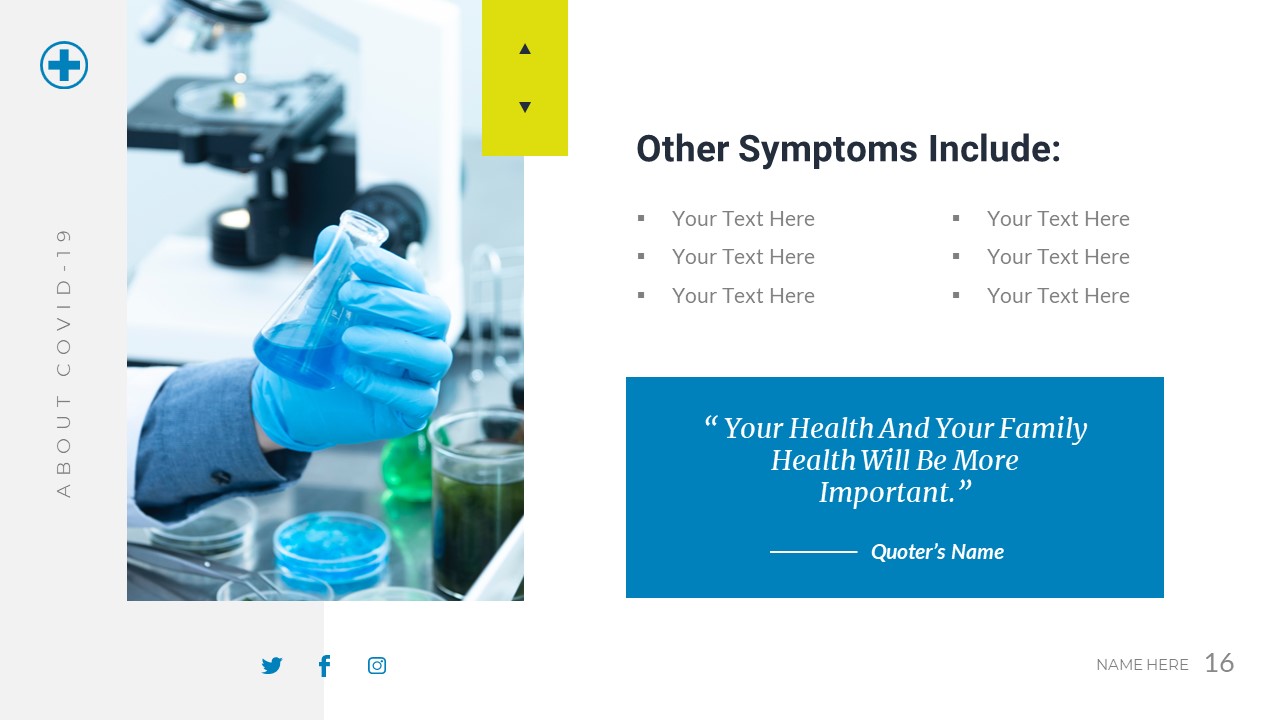 COVID - Clean Presentation Google Slides Template, Presentation Templates