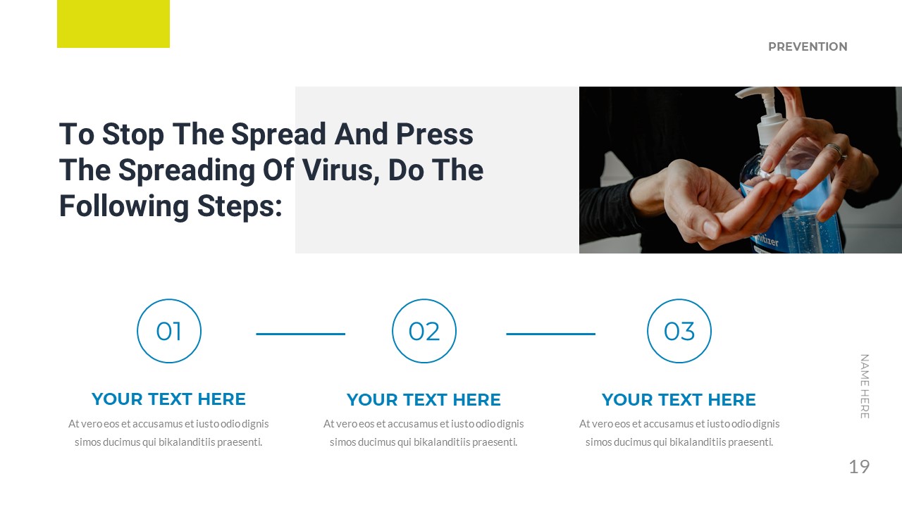COVID - Clean Presentation Google Slides Template, Presentation Templates