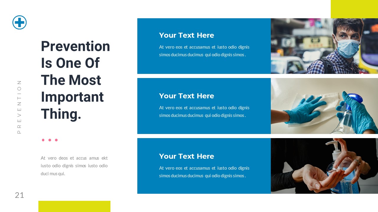 COVID - Clean Presentation Google Slides Template, Presentation Templates