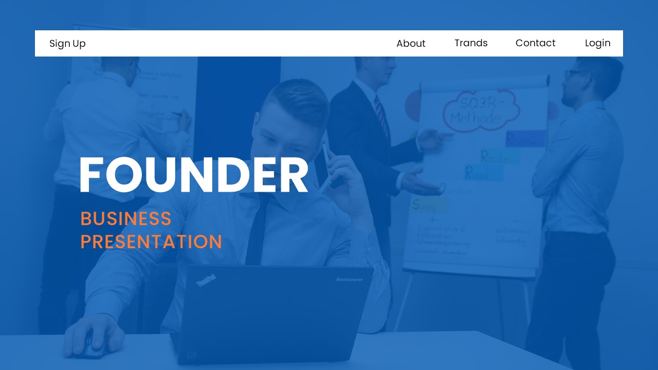 Founder - Business Keynote Template, Presentation Templates | GraphicRiver