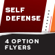 Self Defense Flyers – 4 Options, Print Templates | GraphicRiver