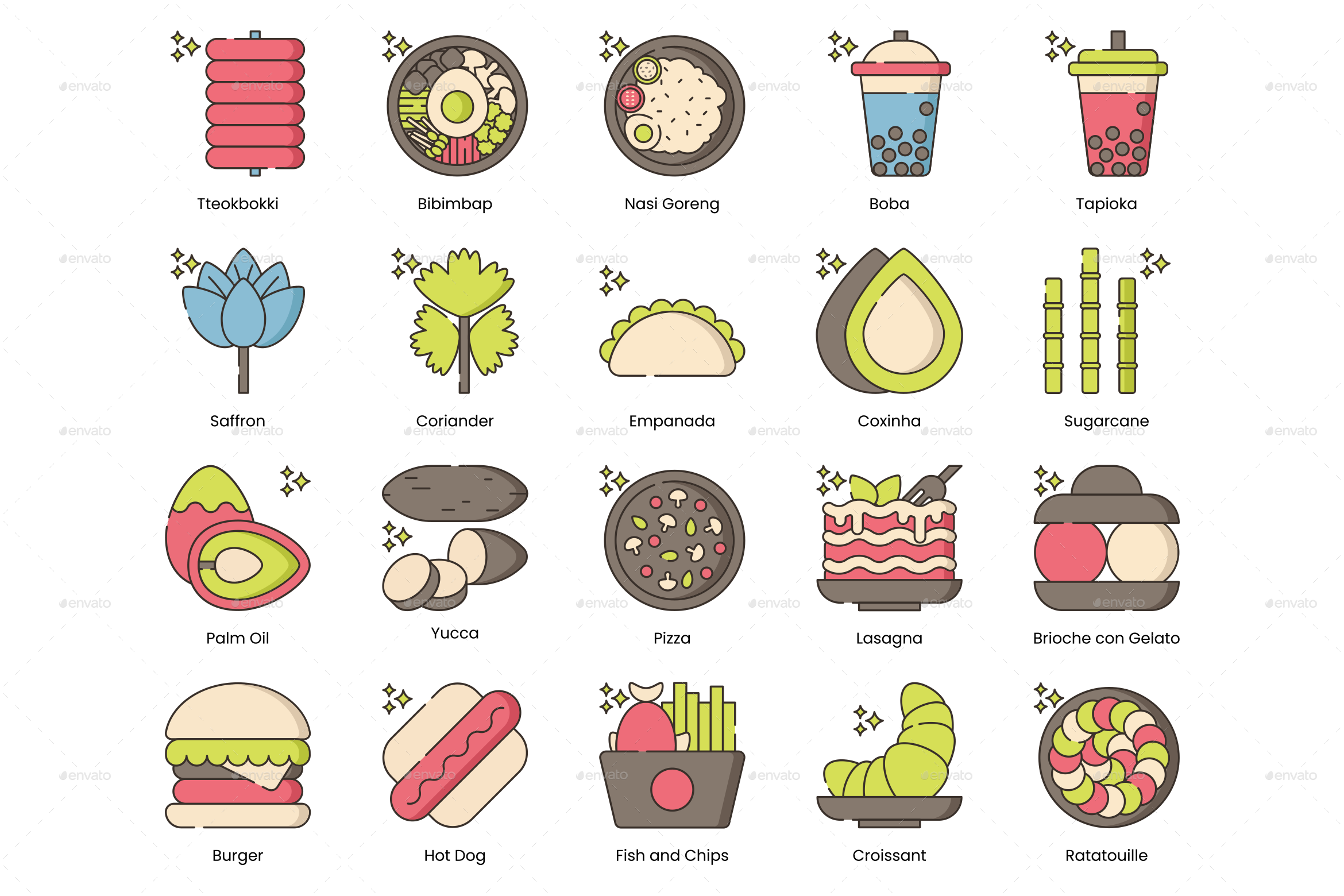 Cooking Icons, Icons | GraphicRiver