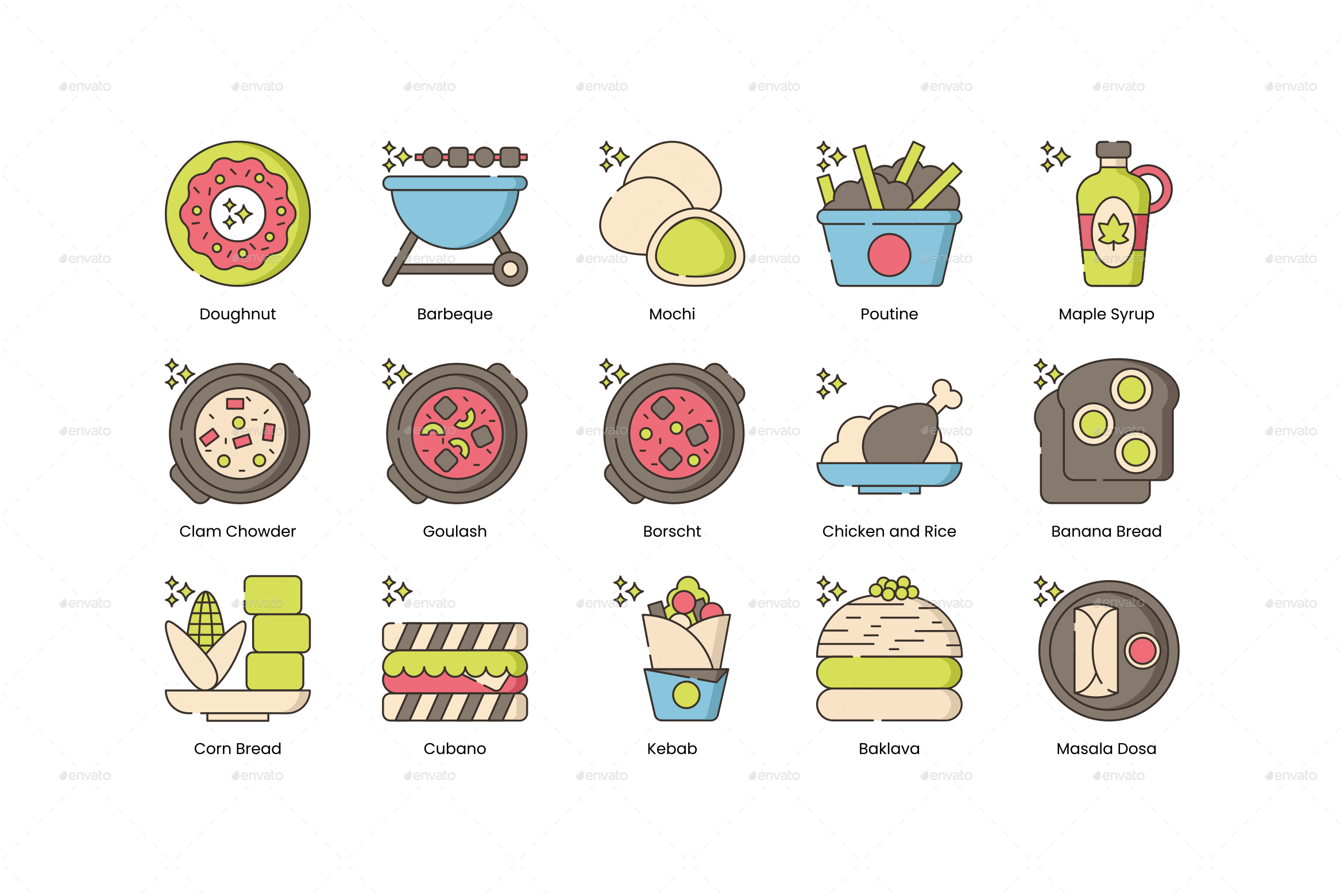 Cooking Icons, Icons | GraphicRiver