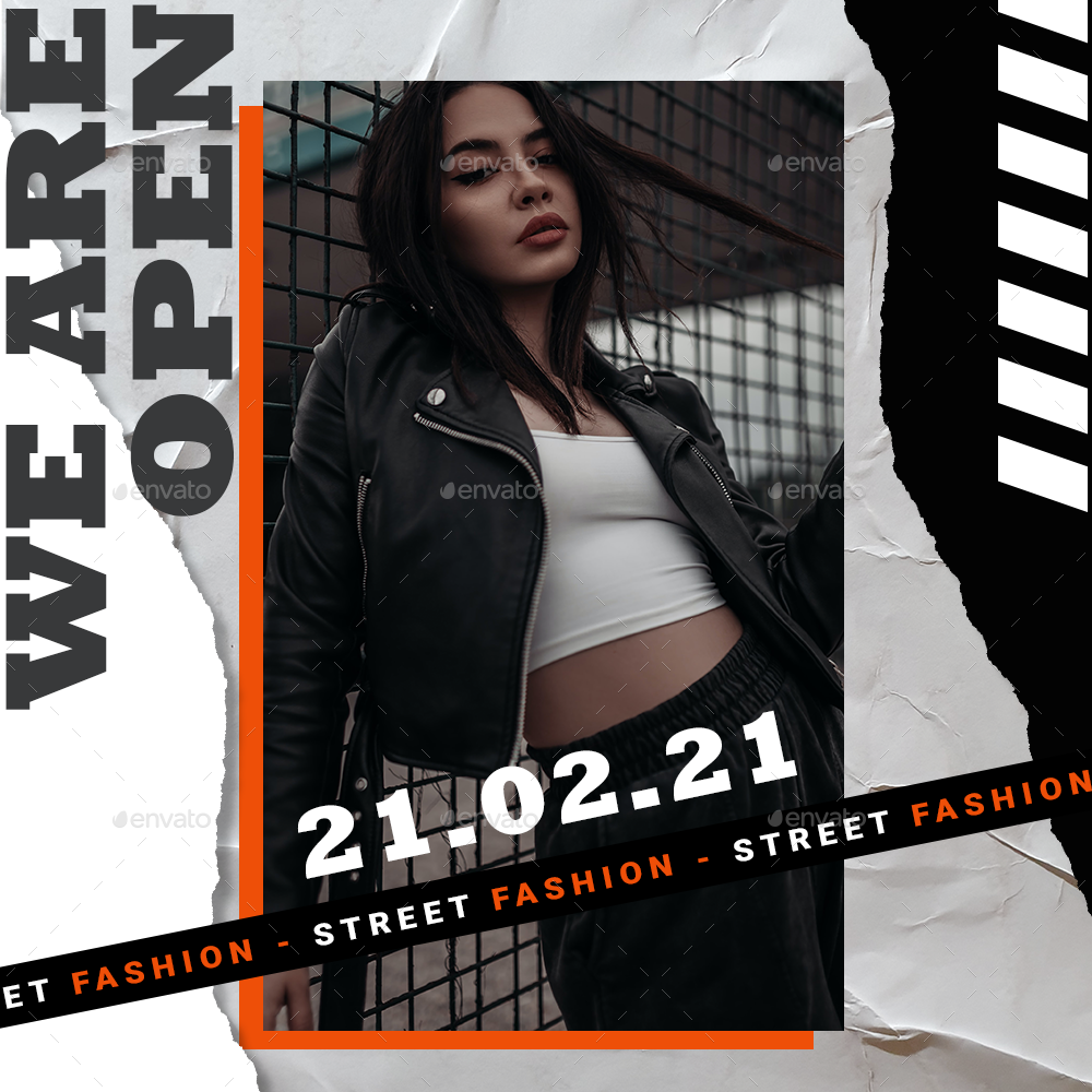 CRACK Instagram Template, Web Elements | GraphicRiver