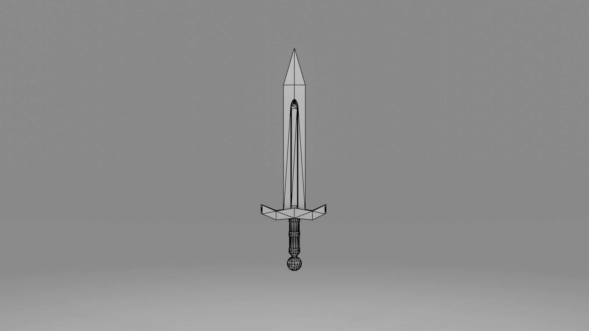 Sword Low-Poly 3D Model by XOpium_Production | 3DOcean