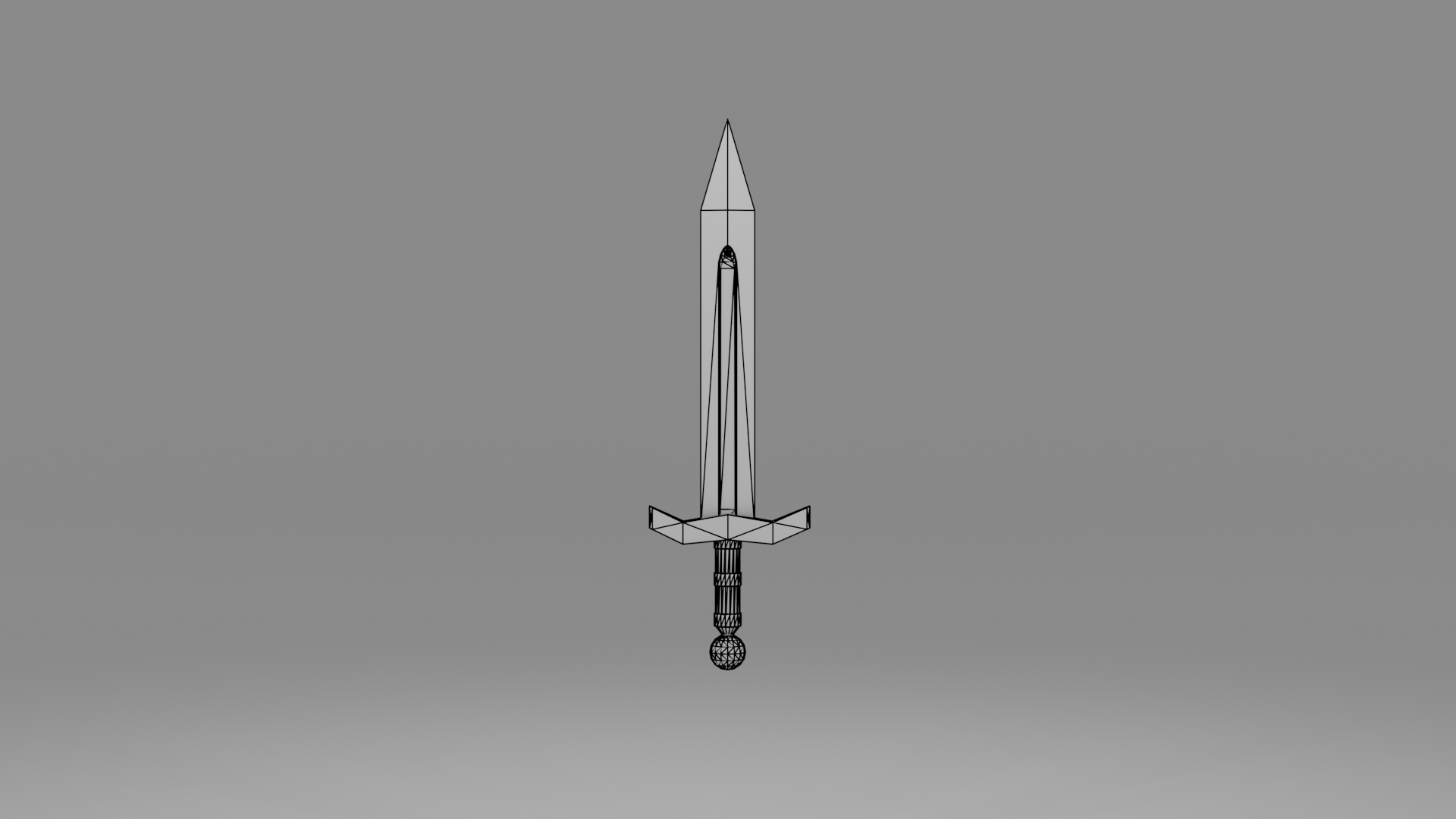 Sword Low-Poly 3D Model by XOpium_Production | 3DOcean