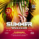 Summer Weekend Flyer, Print Templates | GraphicRiver