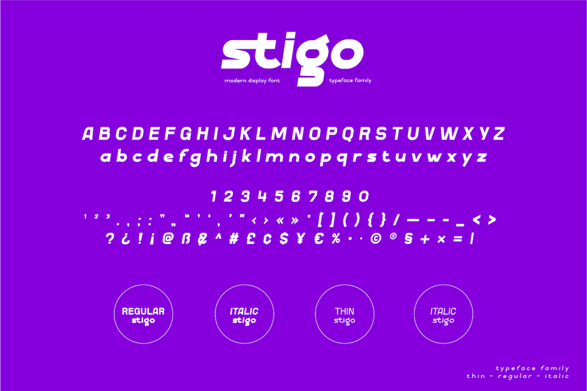 Stigo, Fonts | GraphicRiver