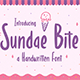 Sundae Bite – Fun Handwritten Font, Fonts | GraphicRiver