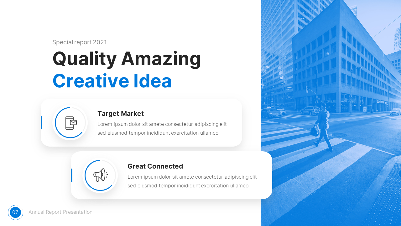 Annual Report PowerPoint Presentation Template, Presentation Templates