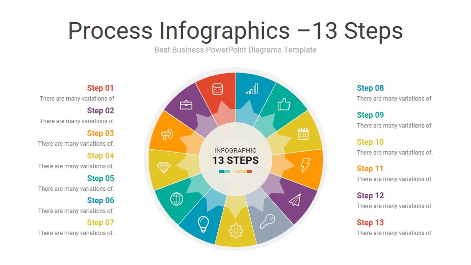 Business Keynote Infographics Diagrams Template, Presentation Templates
