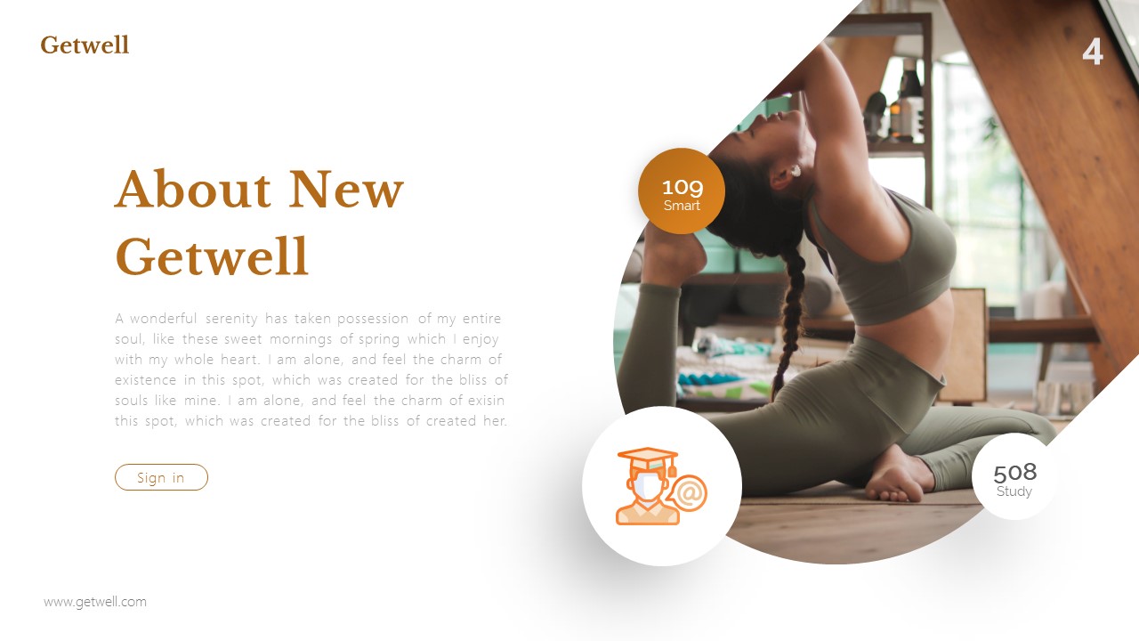 Getwell Wellness Presentation Template, Presentation Templates ...