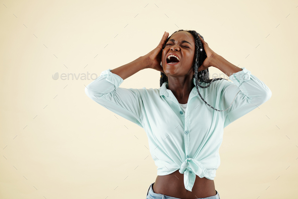 Desperate devastated young woman Stock Photo by DragonImages | PhotoDune