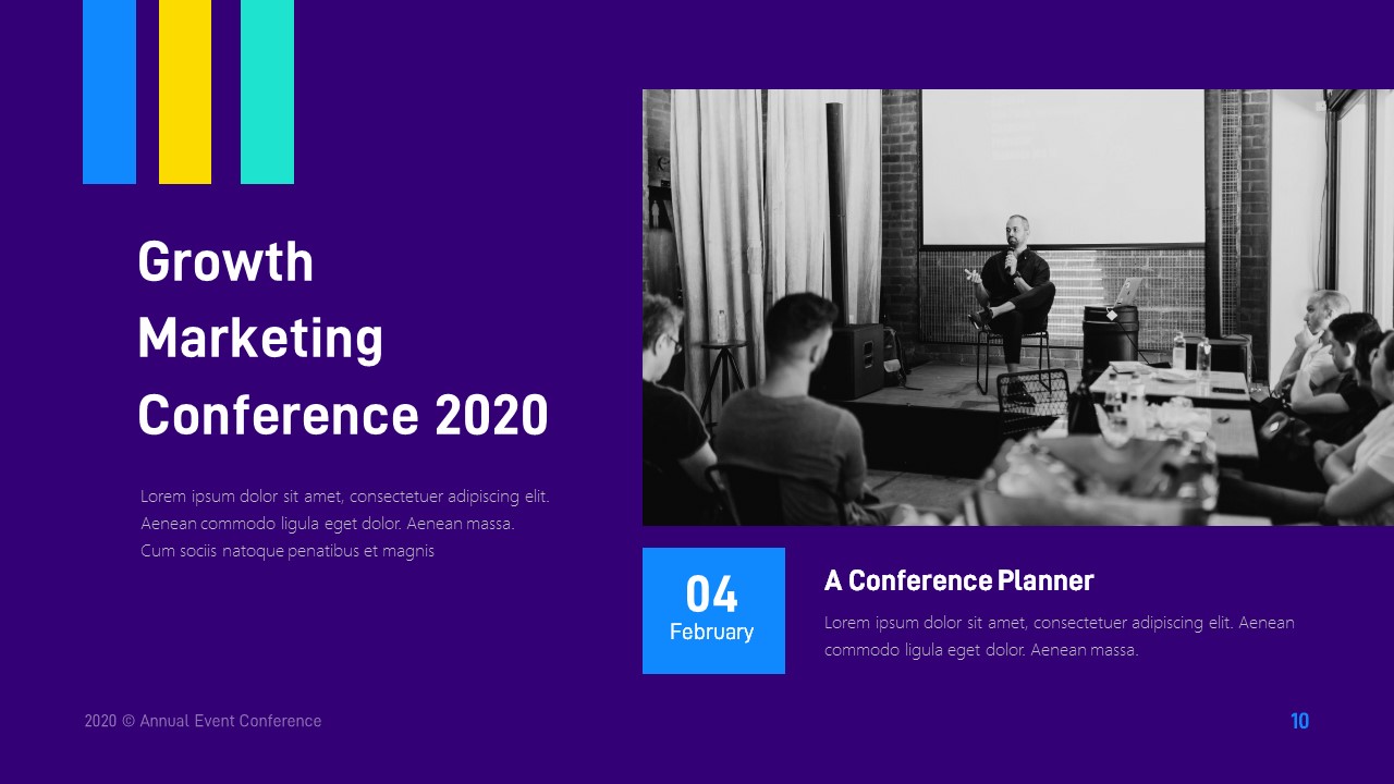 Convention Annual Event Creative Powerpoint Template Fully Animated ...