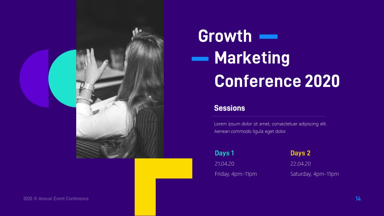 Convention Annual Event Creative Powerpoint Template Fully Animated ...