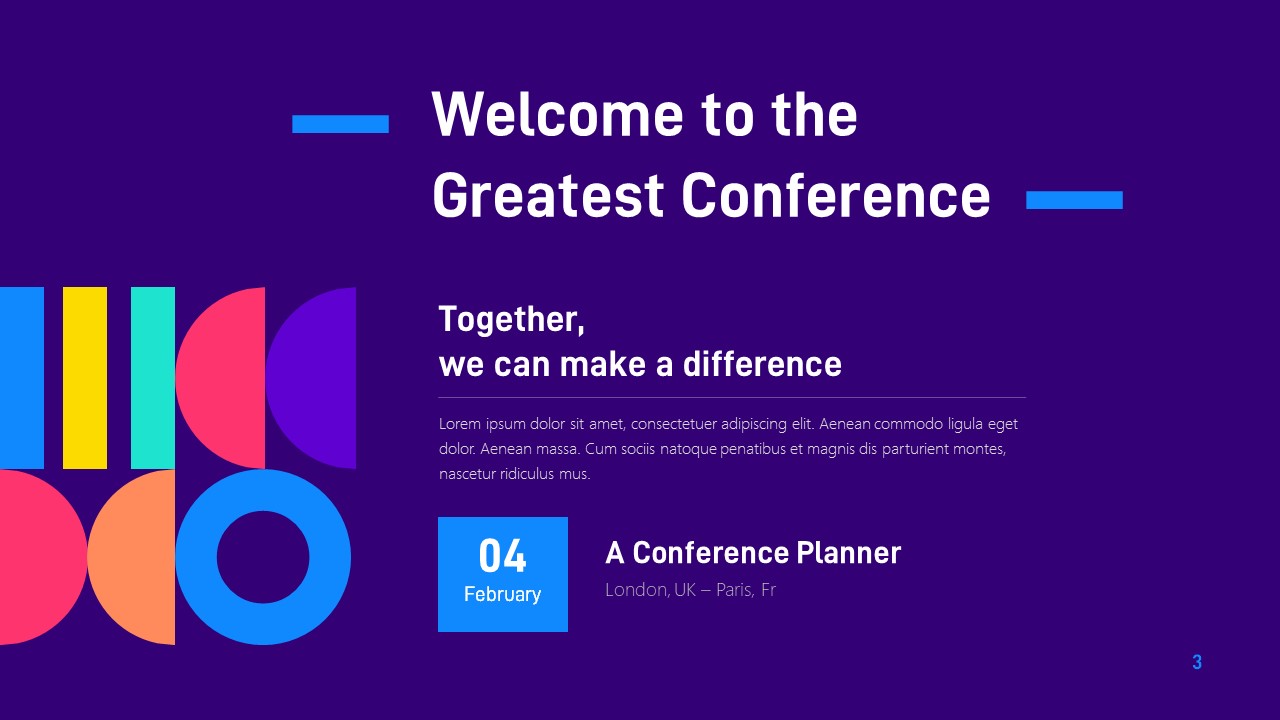Convention Annual Event Creative Powerpoint Template Fully Animated ...