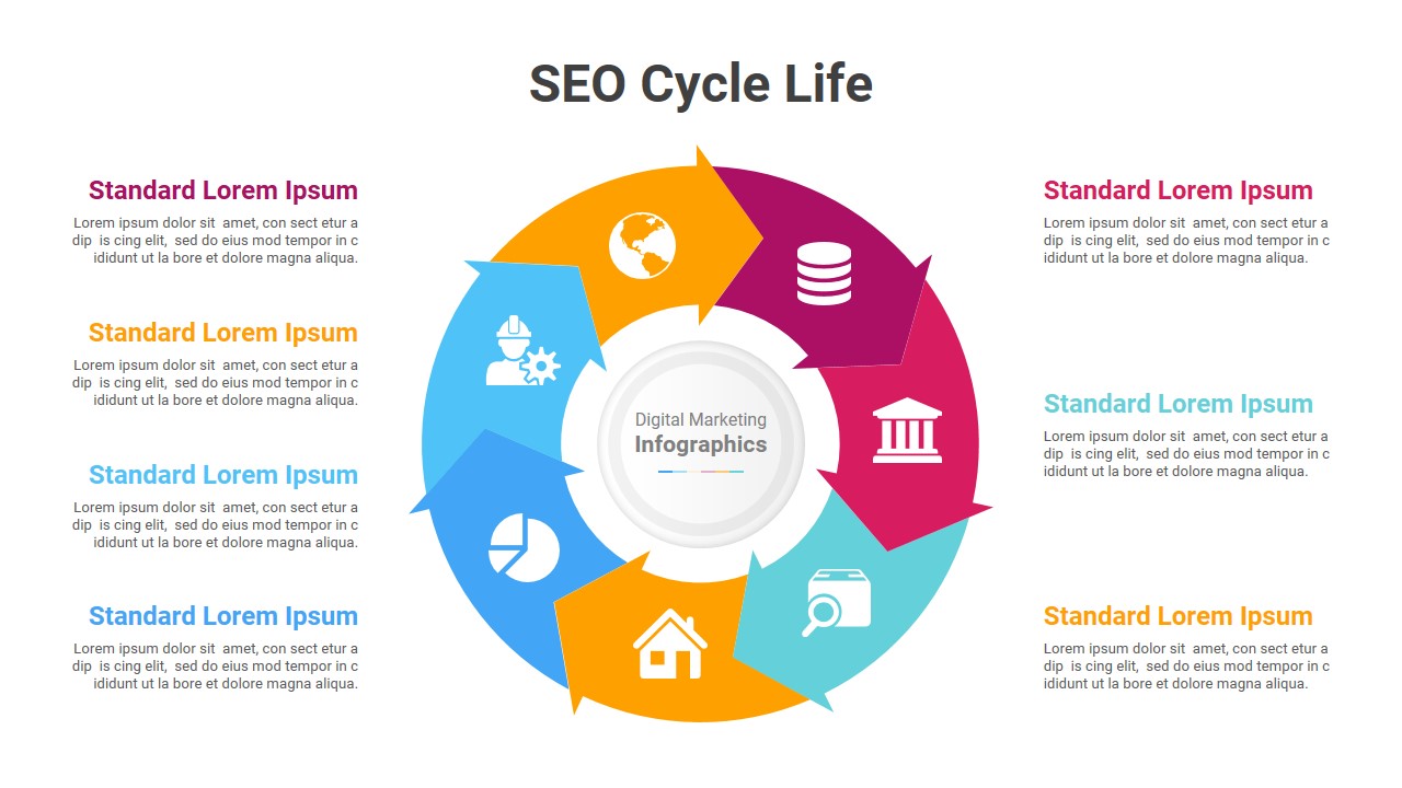 Infographics Package Google Slides Diagrams Template by Slide_Gold