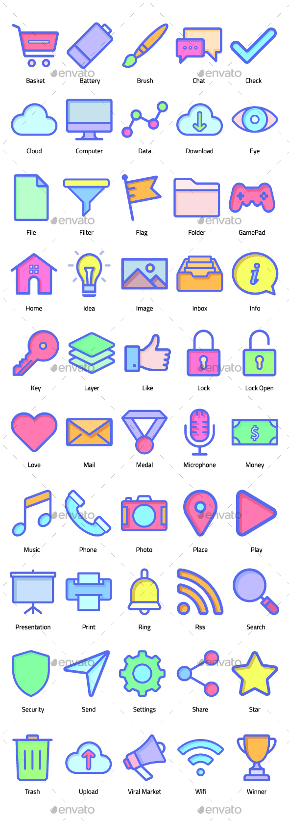 14000 Ultra Big Bundle Icons, Icons | GraphicRiver