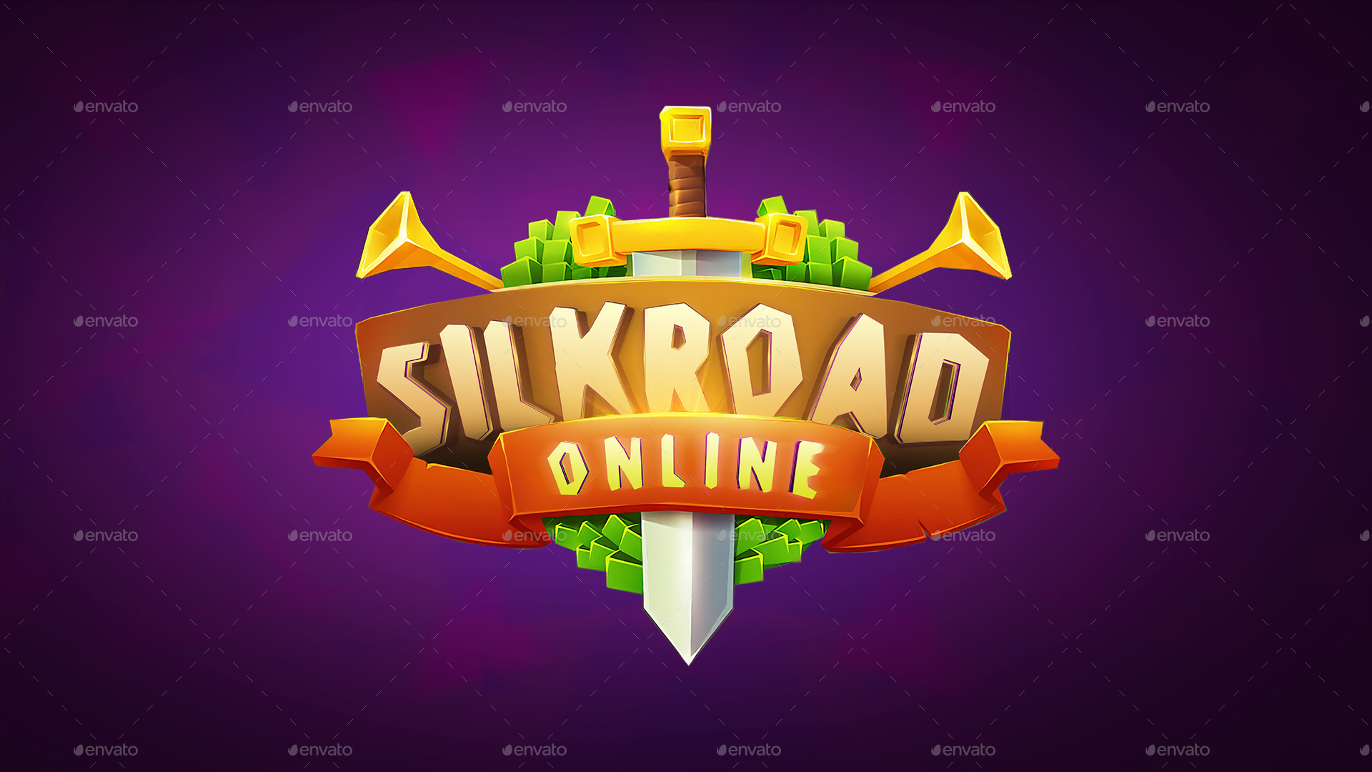 Fantasy Game Logos, Game Assets | GraphicRiver