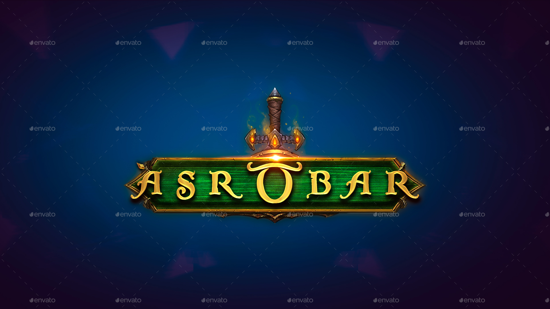 Fantasy Game Logos, Game Assets | GraphicRiver