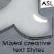 Mixed Creative Text Styles, Add-ons | GraphicRiver