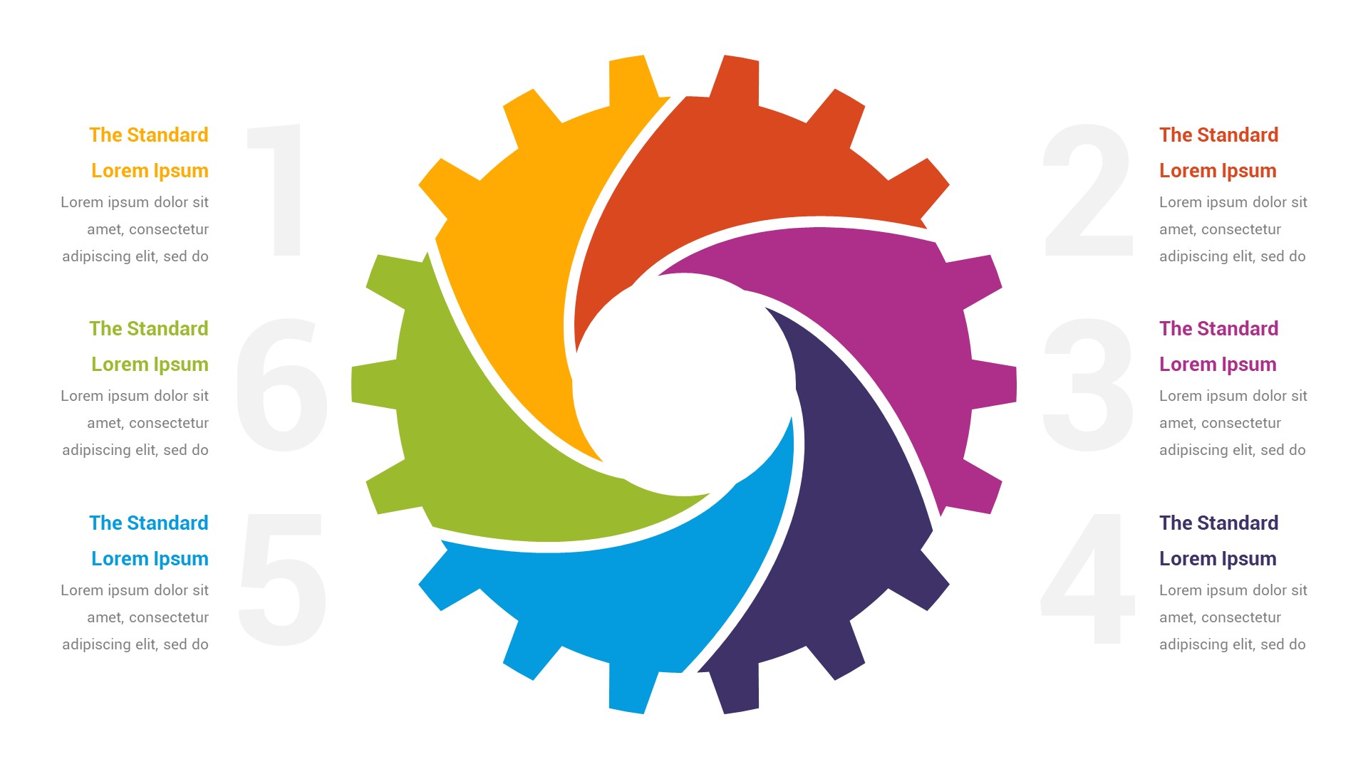 Gear Diagrams PowerPoint & Illustrator Template, Presentation Templates