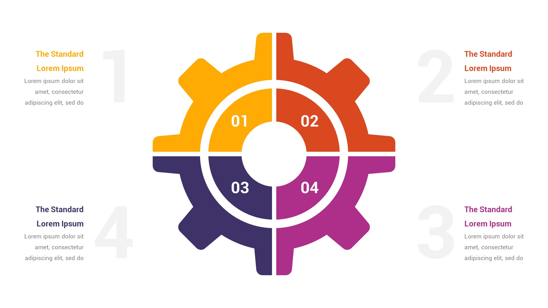 Gear Diagrams PowerPoint & Illustrator Template, Presentation Templates