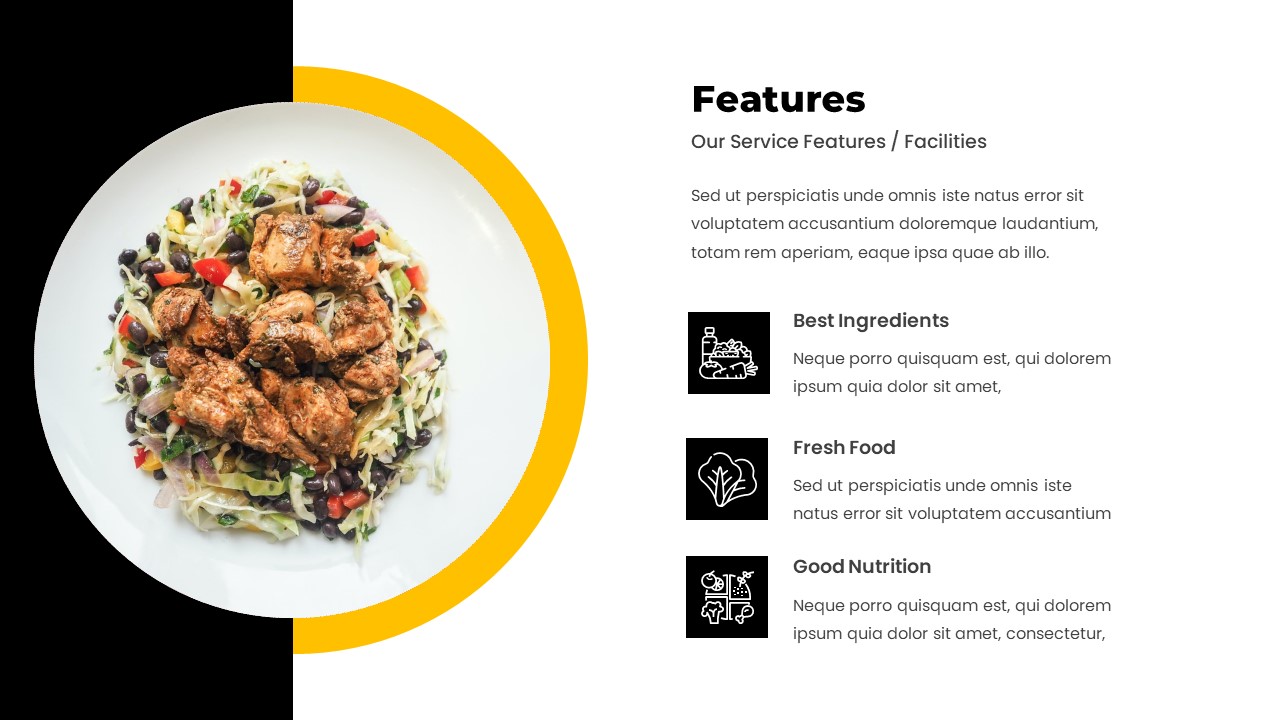 Foodies - Food & Restaurant Keynote Template, Presentation Templates
