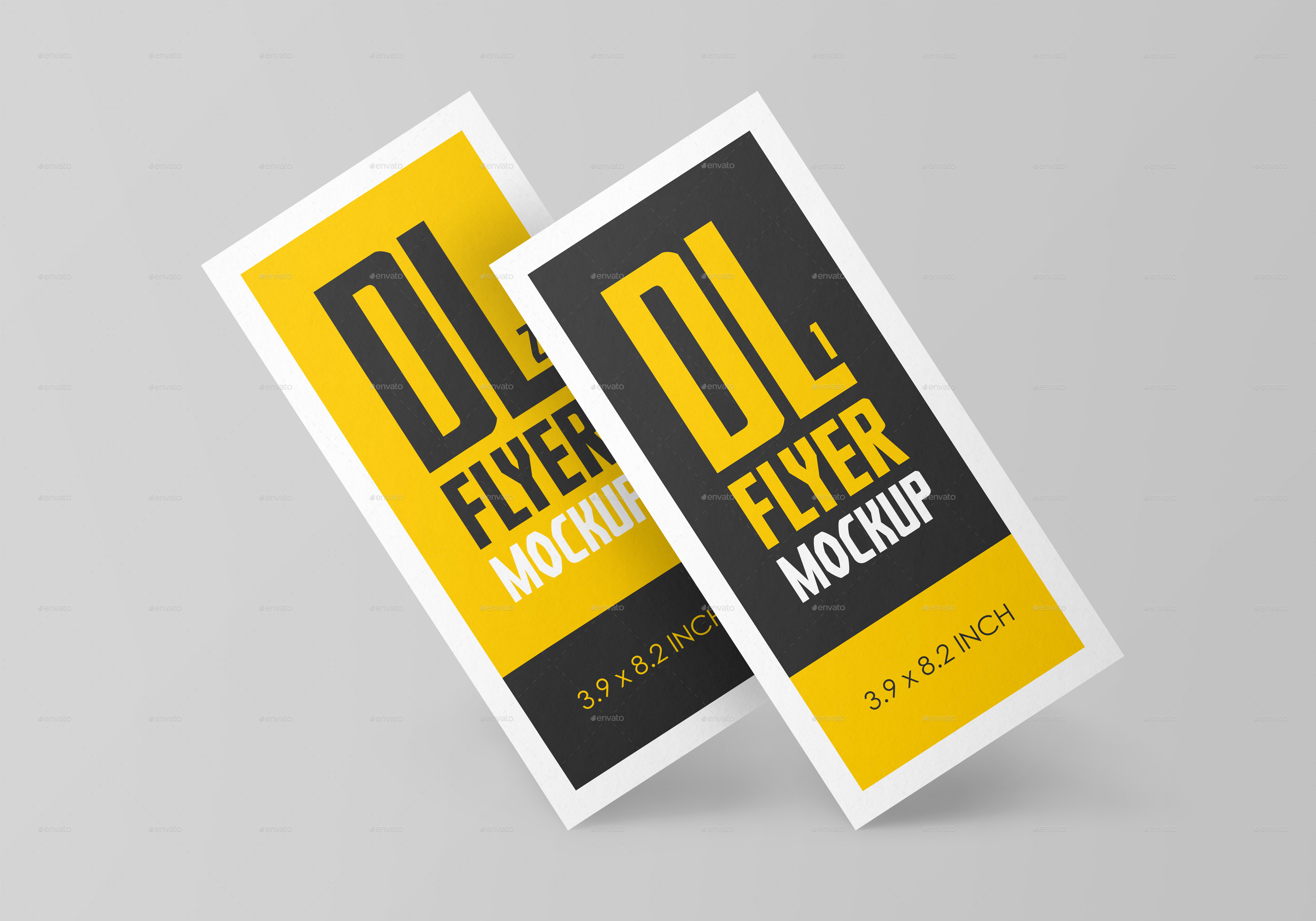 DL Flyer Mockup Set, Graphics | GraphicRiver