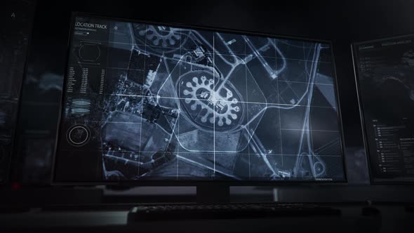 Airbase secret service surveillance identifies the location of the ...