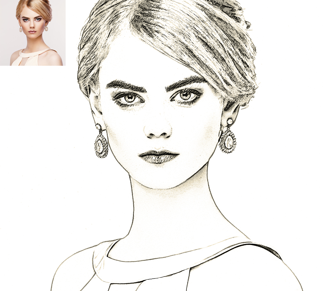 Viable Drawing 12 in 1 Photoshop Action, Add-ons | GraphicRiver