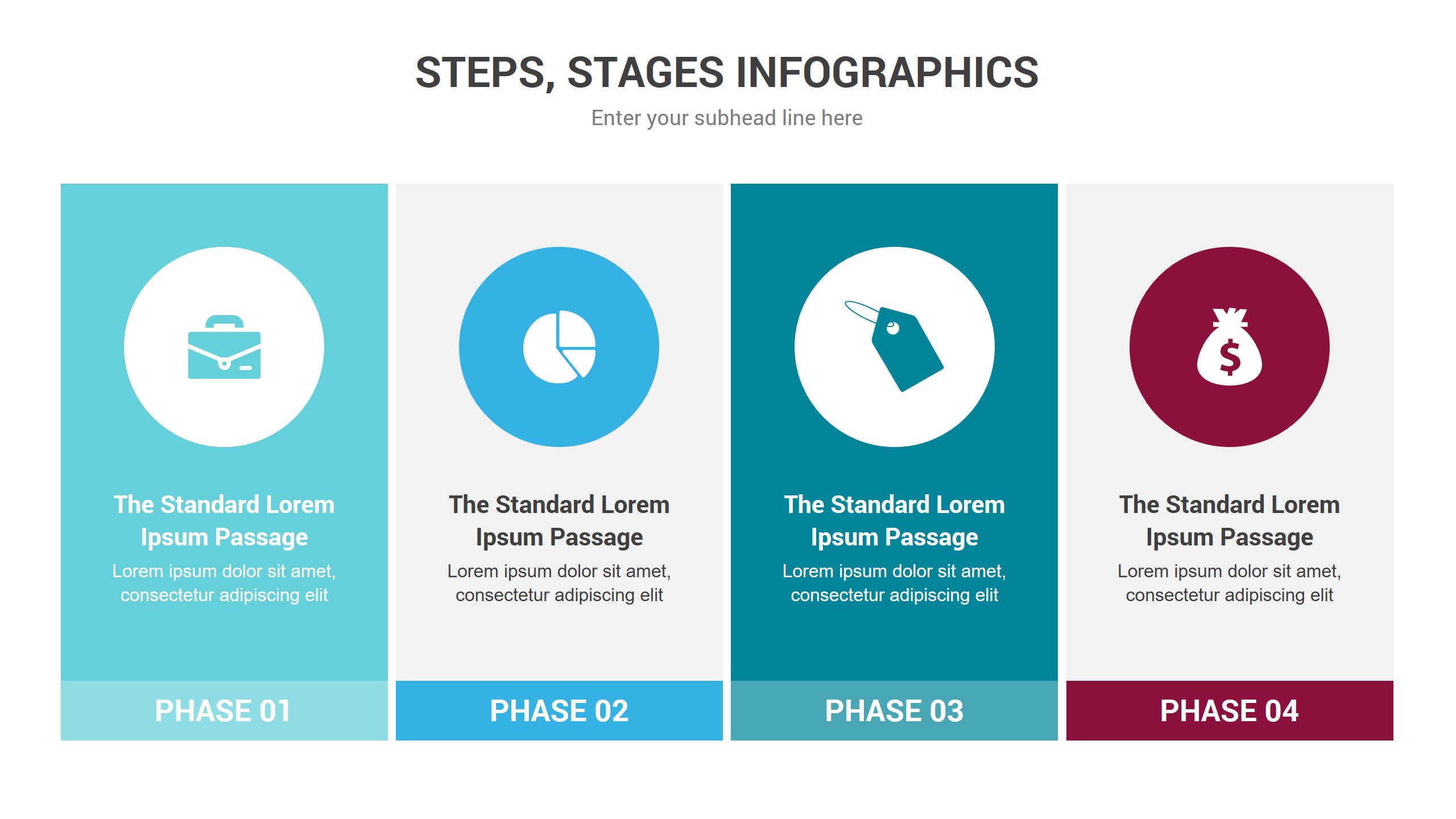 Stages Infographics Keynote Template diagrams, Presentation Templates