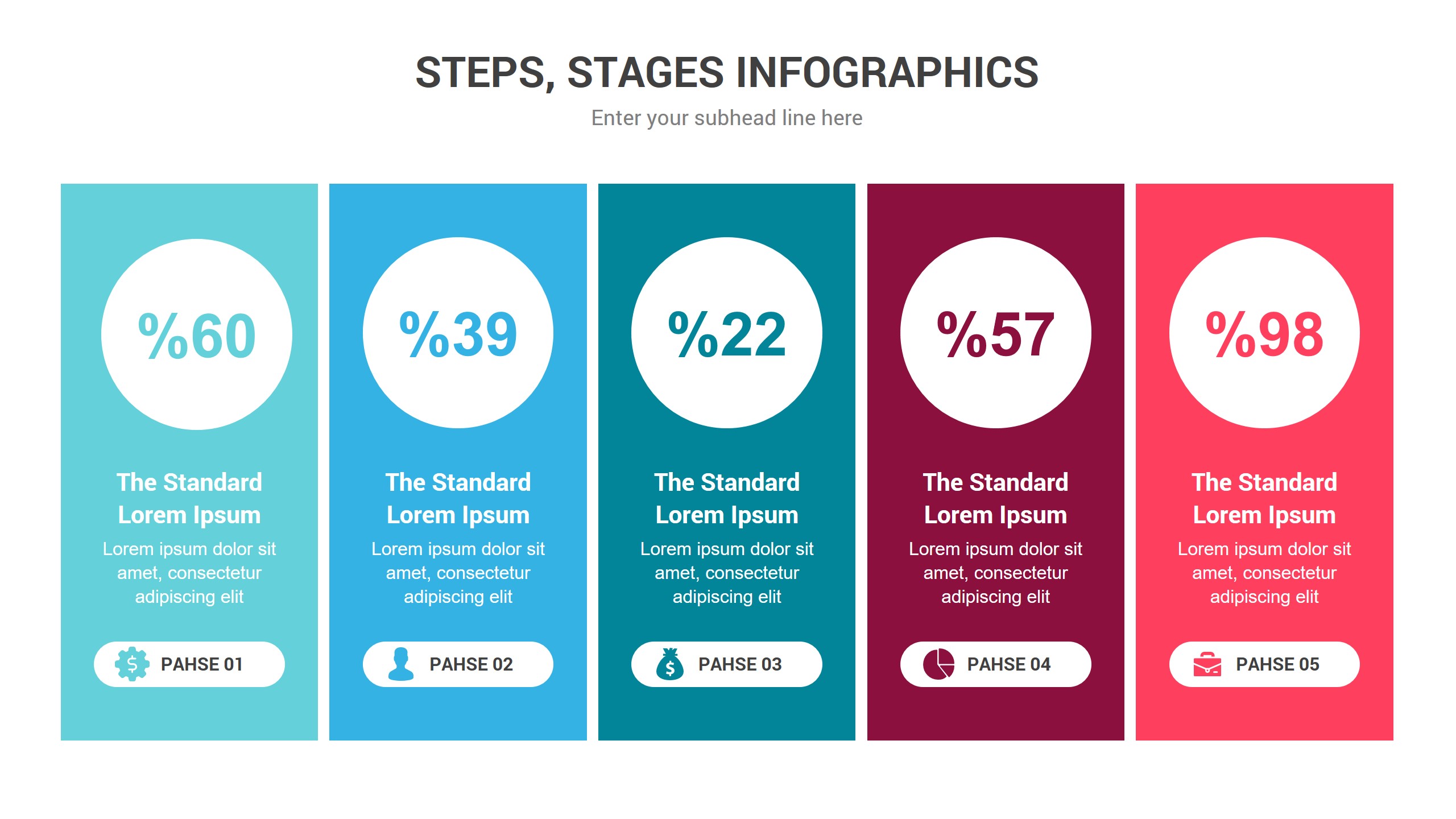 Stages Infographics Keynote Template diagrams, Presentation Templates
