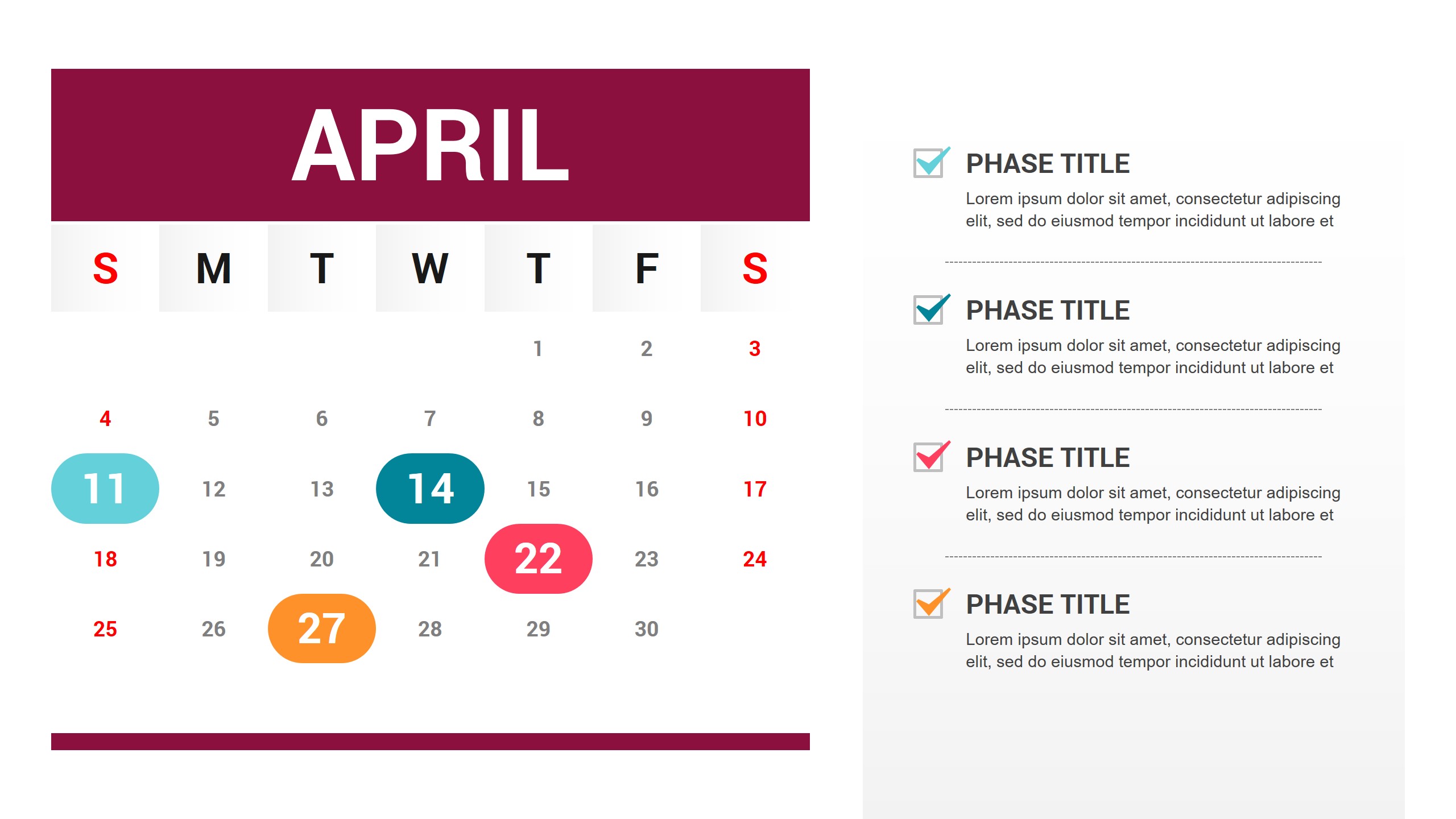 Calendar 2021 Google Slides Template, Presentation Templates | GraphicRiver