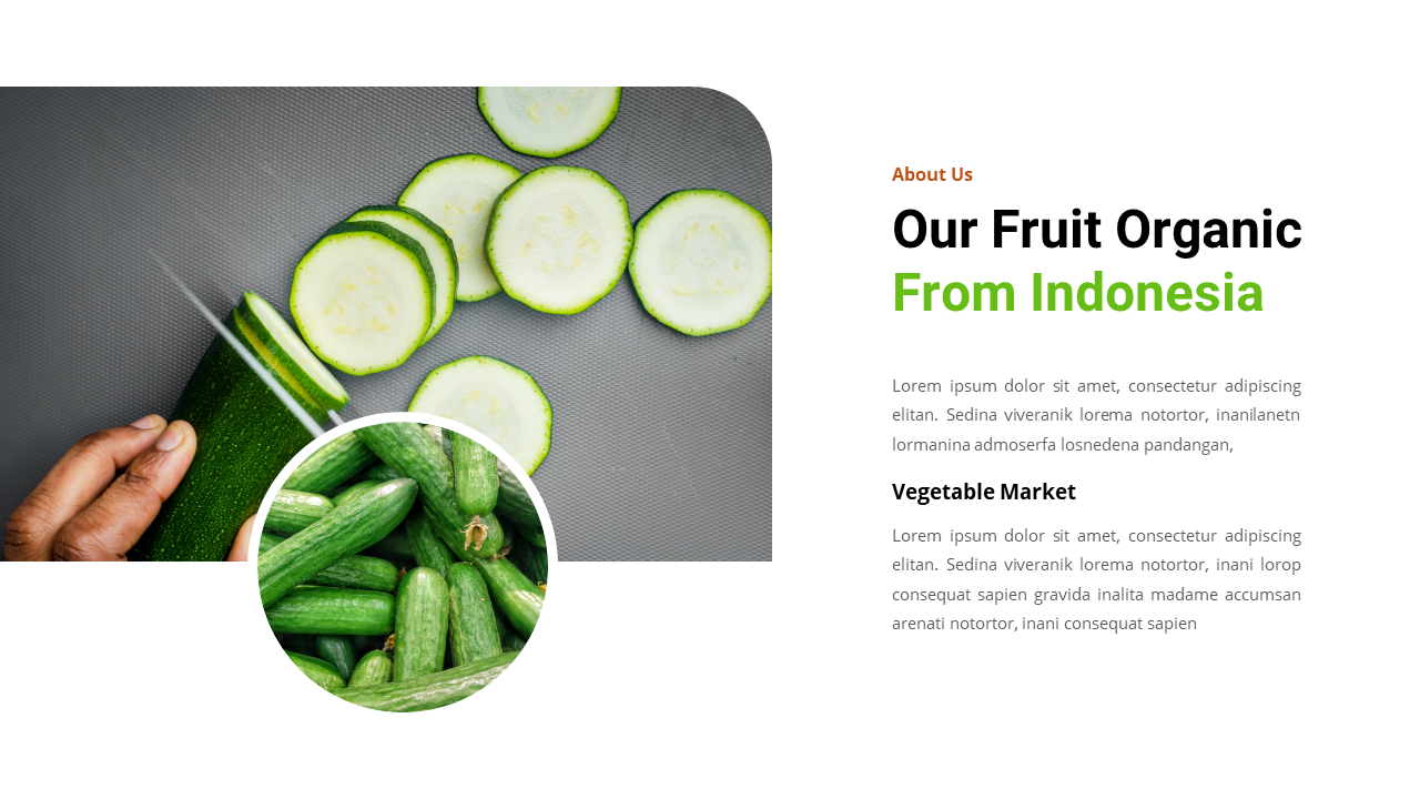 Vegetan - Organic Food & Vegetable Presentation Google Slides Template ...