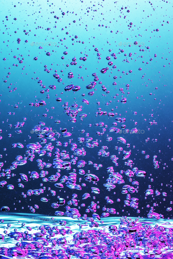 Sparkling turquoise water with bubbles Stock Photo by Rawpixel | PhotoDune