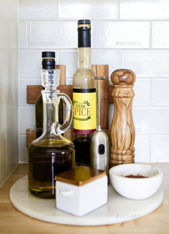 Assorted cooking bottles Stock Photo by Rawpixel | PhotoDune