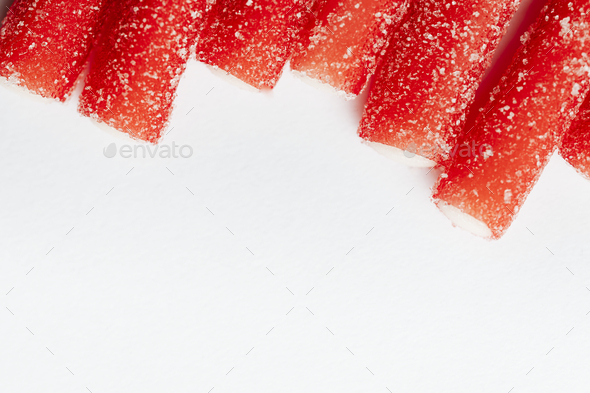 Red chewy candies coated with sugar Stock Photo by Rawpixel | PhotoDune