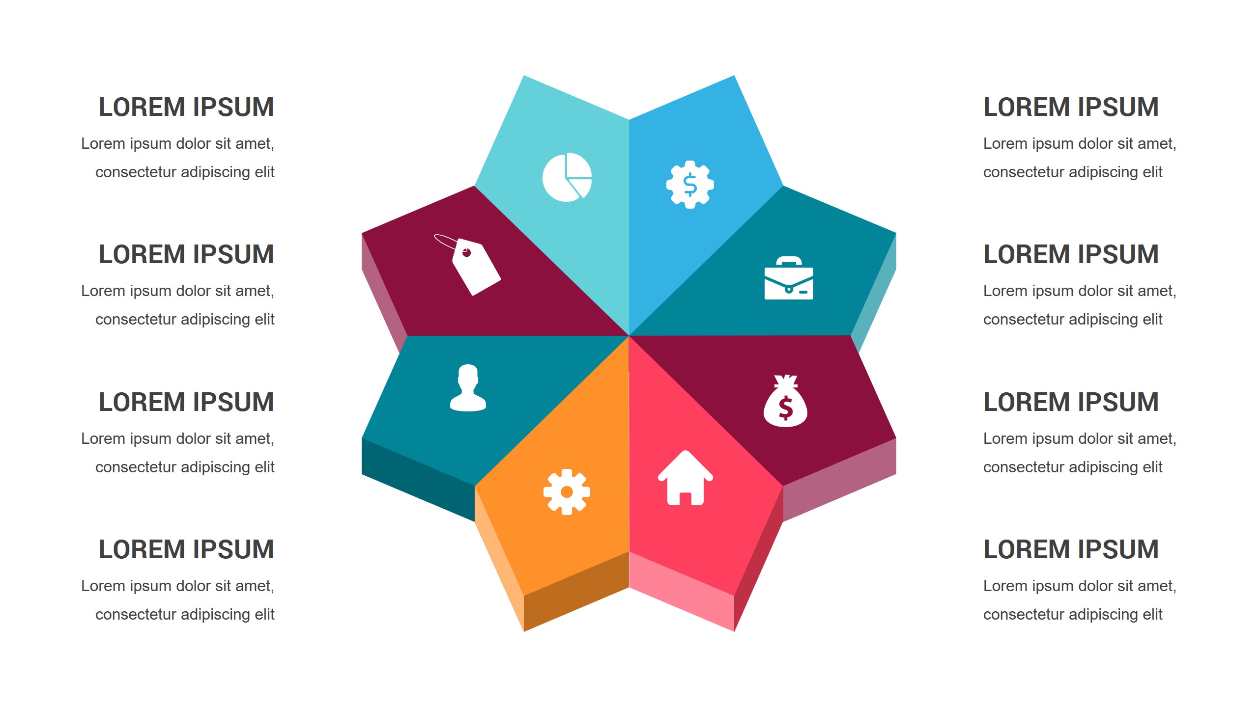 3D Infographics PowerPoint Template diagrams, Presentation Templates