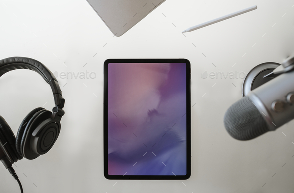 Blank tablet screen Stock Photo by Rawpixel | PhotoDune