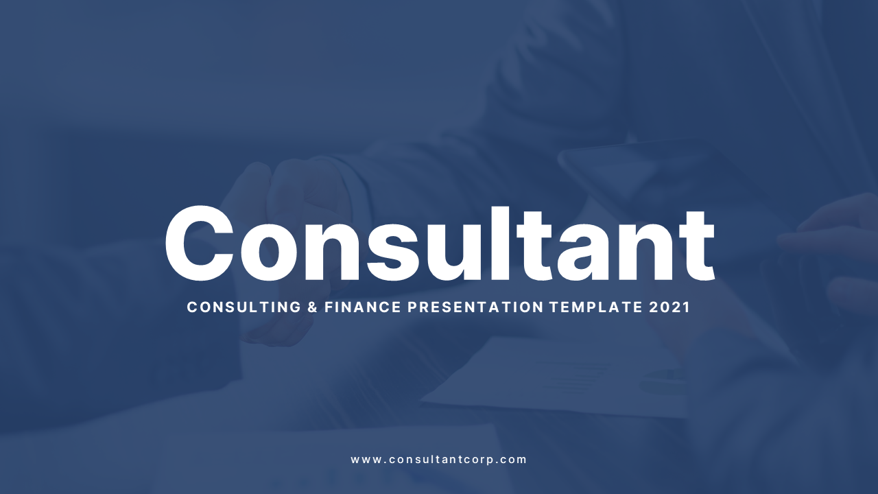 Consultant - Finance & Consulting PowerPoint Presentation Template ...