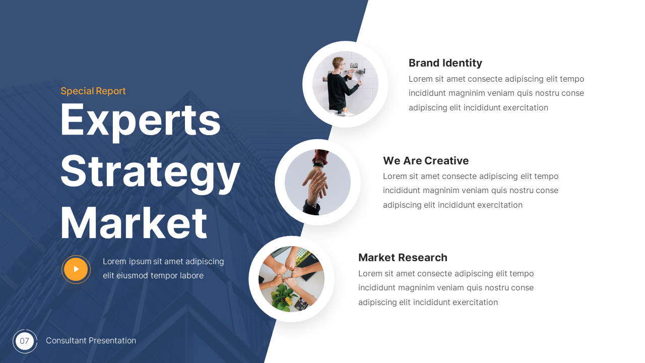 Consultant - Finance & Consulting PowerPoint Presentation Template ...