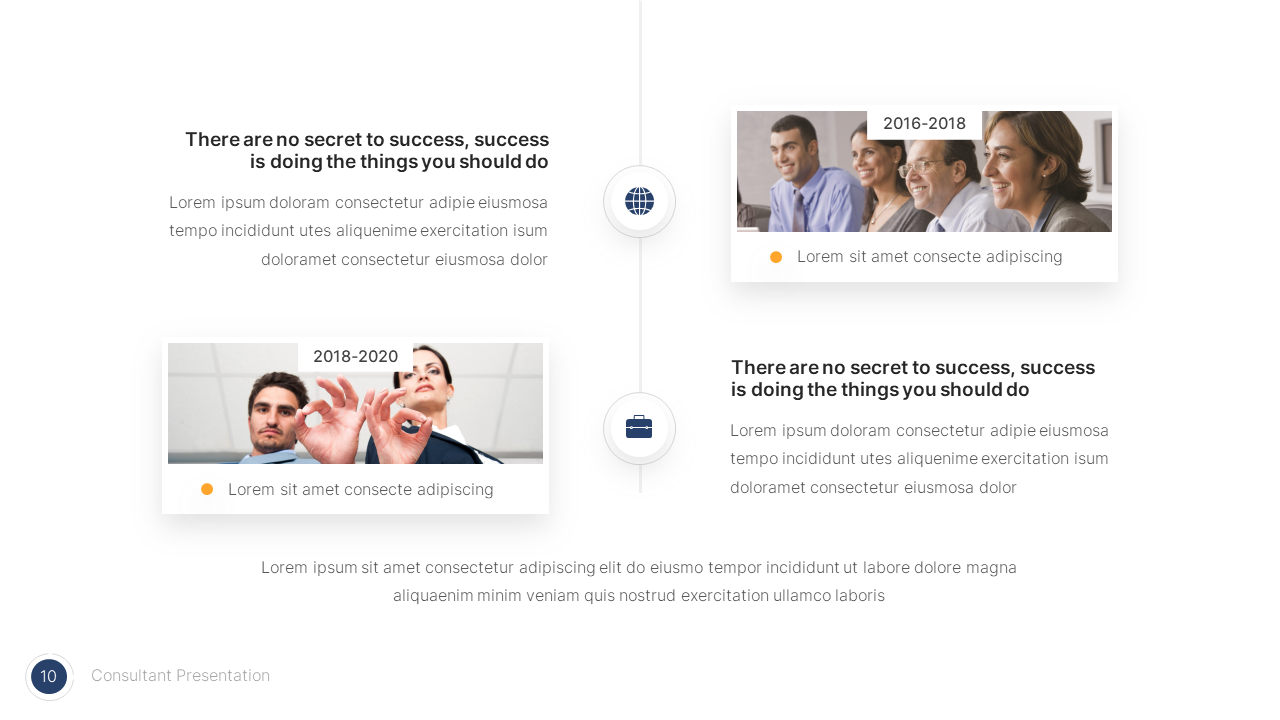 Consultant - Finance & Consulting PowerPoint Presentation Template ...