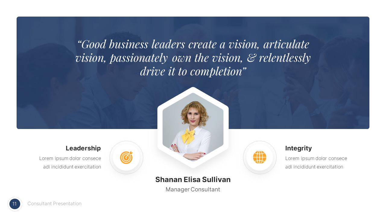 Consultant - Finance & Consulting PowerPoint Presentation Template ...