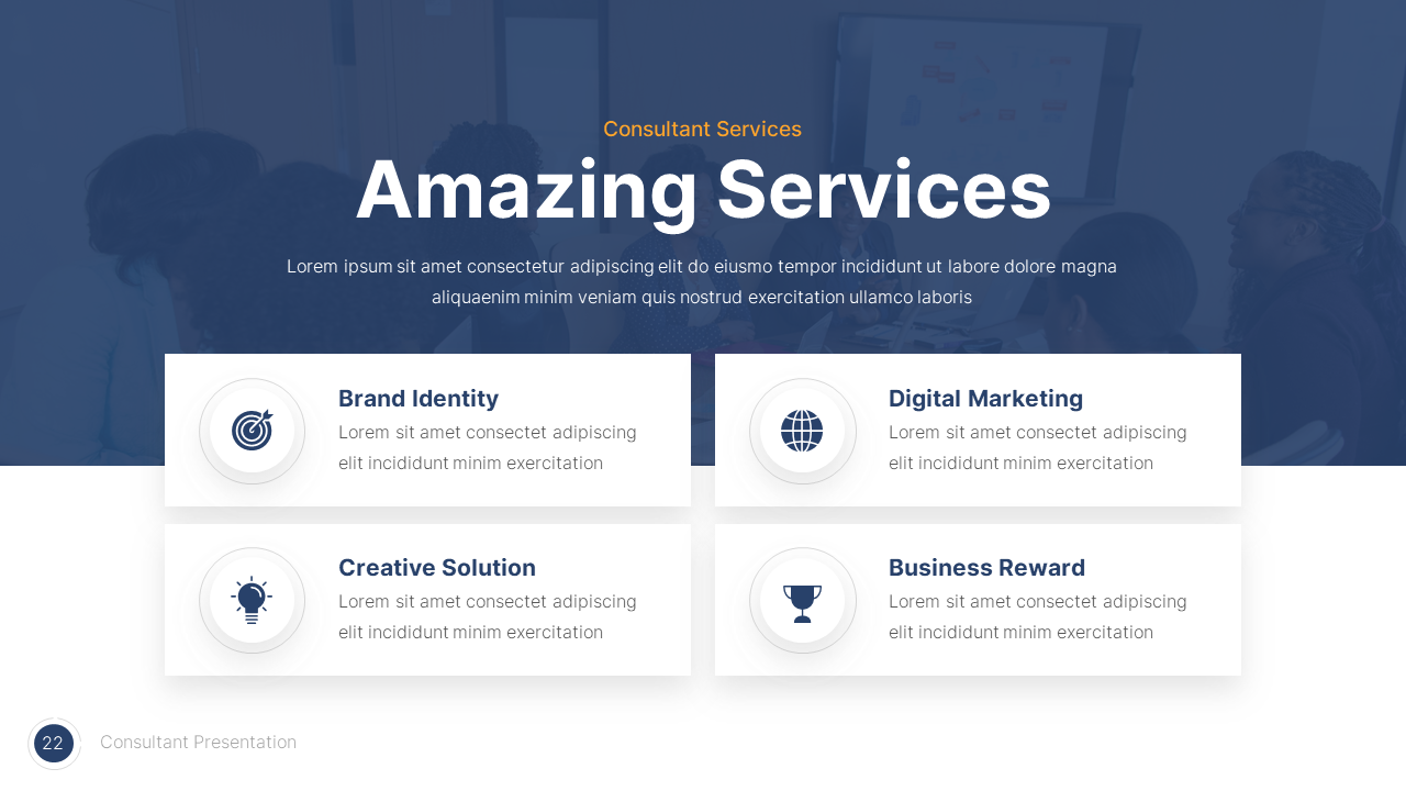 Consultant - Finance & Consulting PowerPoint Presentation Template ...